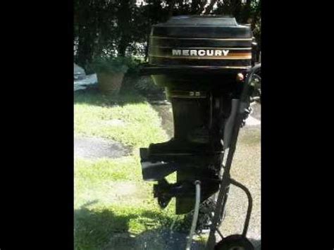 Mercury 35hp Outboard Youtube