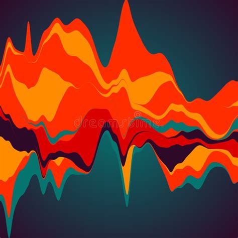 big data visualization streamgraph futuristic infographic stock