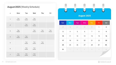 2025 Calendar Powerpoint Template Designs Slidegrand