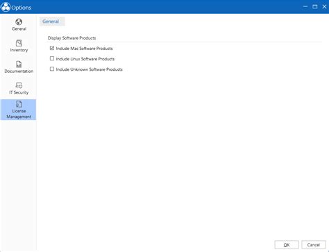Options Docusnap Documentation Docusnap Docs