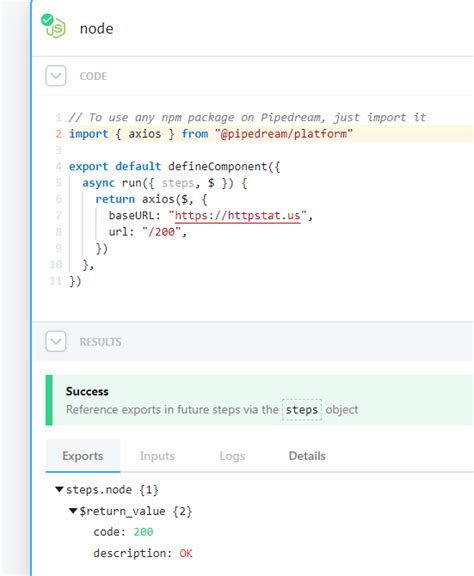 Bug Pipedreamaxios Library Does Not Accept Baseurl Param · Issue