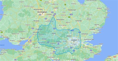 Thames Water Catchment Area Scribble Maps