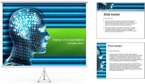 Central Nervous System PowerPoint Template Backgrounds ID SmileTemplates