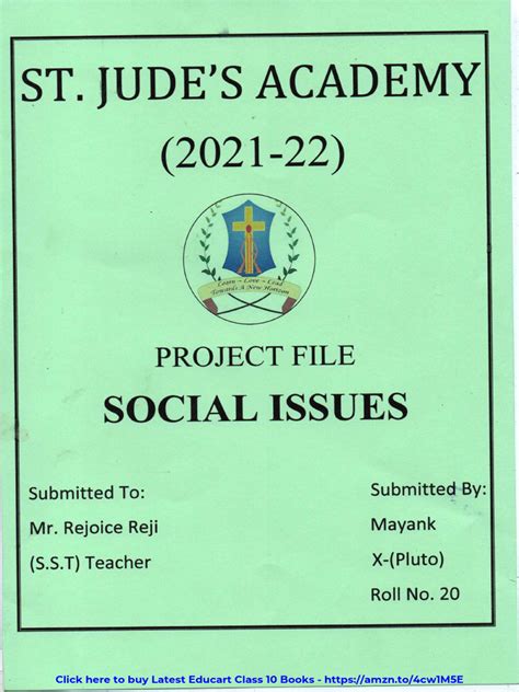 Class 10 Project On Social Issues 2 Pdf