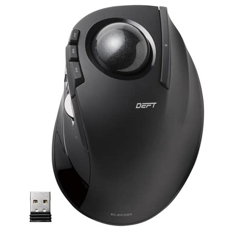 mua elecom deft trackball mouse 2 4ghz wireless finger control 8