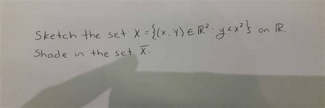 Solved Sketch The Set X X Y Epsilon R2 Y