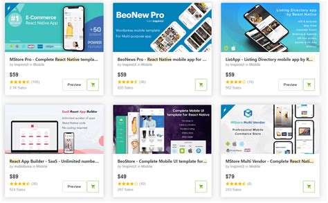 2020年的19种最佳react Native App模板（包括5种免费） Csdn博客