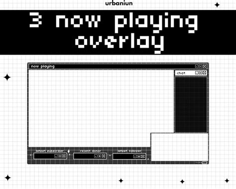 3x Twitch Overlay Pixel Pixel Stream Overlay Package Twitch Etsy