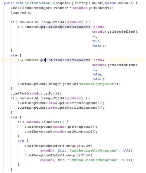 Cambiar Colores De Un Jcombobox Diario De Programación