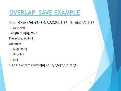 Overlap Add Overlap Savedigital Signal Processing Pptx