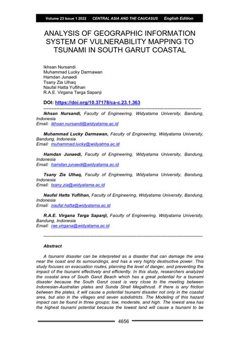 Pdf Jurnal Published View Of Analysis Of Geographic Information
