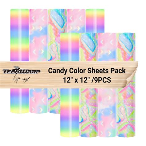 Candy Color Sheets Pack Global Teckwrapcraft