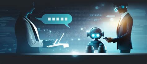 Chatbot Conversation Person Using Online Customer Service With Chat