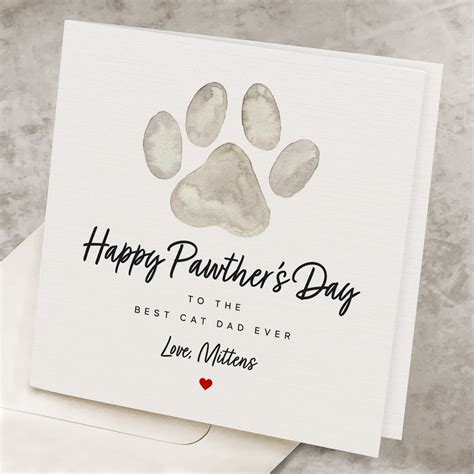Cat Dad Fathers Day Card Best Cat Dad Fathers Day Card From Cat