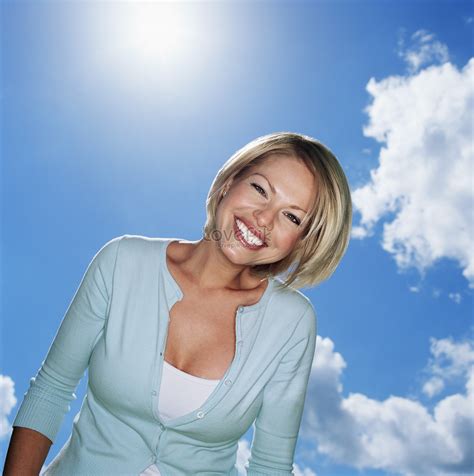 웃는 금발 여자 사진 무료 다운로드 Lovepik