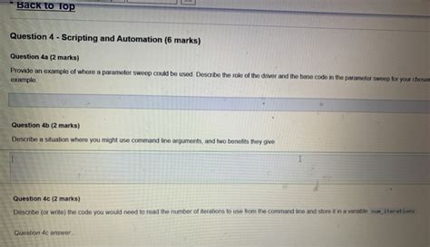 Solved Back To Top Question 4 Scripting And Automation 6