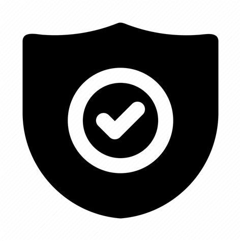 Security Safety Check Mark Protected Shield Icon Download On