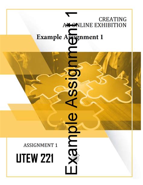 Example Assignment 1 Utew221v Table Of Contents Table Of Contents