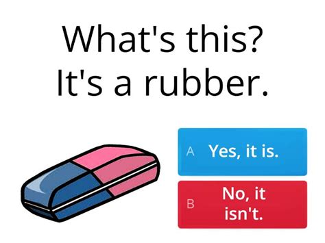 Unit Classroom Objects Quiz