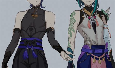 Wanderer And Xiao By Didine R Wanderer Nsfw