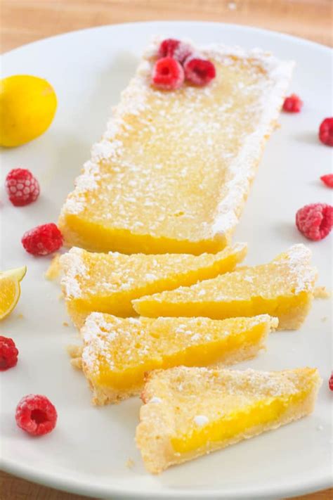 Lemon Curd Tart With Shortbread Crust I Baker Bettie