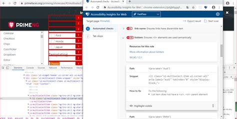 P Multiselect Accessibility Issue The Semantic Usage Of And Is Incorrect · Issue 8866