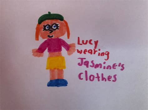 Lazy Lucy Wearing Jasmines Clothes By Robotlimayt On Deviantart