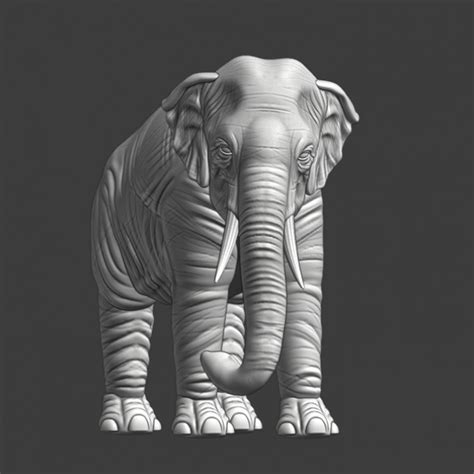 3d Printable Elephant Printable 3d Model By Northern Crusades Miniatures