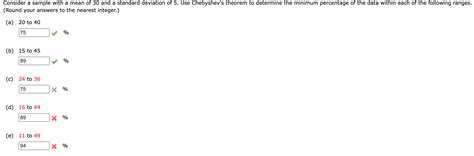 solved consider a sample with a mean of 30 ﻿and a standard