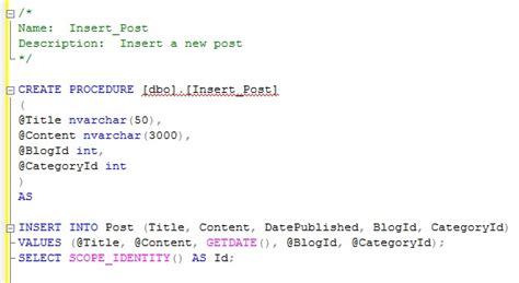 Entity Framework Mapping Insert Update And Delete Stored Procedures And Using Stored Procedures