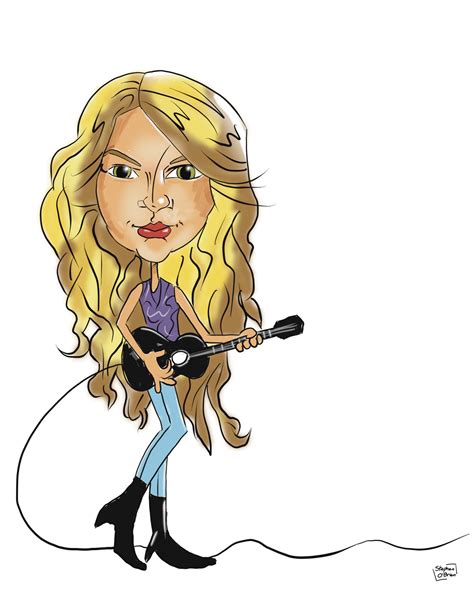 Taylor Swift Caricature By Baileydowns On Deviantart