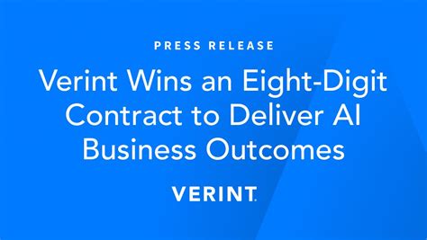 Alan Roden On Linkedin Verint Delivers Ai Business Outcomes