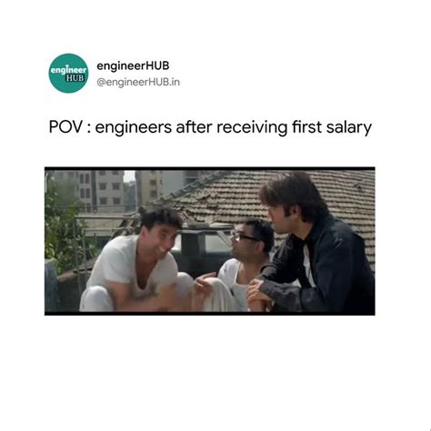 Engineerhub On Linkedin Firstsalary Engineers Salary Engineer Income Career Jobs Placement