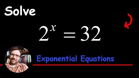 How To Solve An Exponential Equation By Equating Bases Youtube