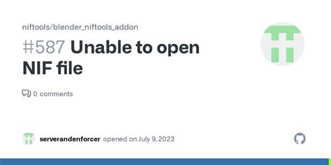 Unable To Open Nif File · Issue 587 · Niftoolsblenderniftoolsaddon · Github