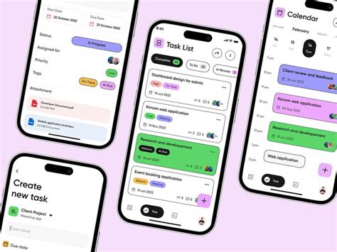 Task And Project Management App Ui Design Trends Mobile App Design Inspiration Task Management App