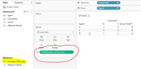 calculated field tableau how to have a measure to count success or
