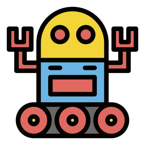 Space Robot Generic Outline Color Icon