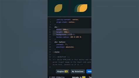Css Battle 7 Leafy Trail Tutorial Ytshorts Cssbattle Youtube