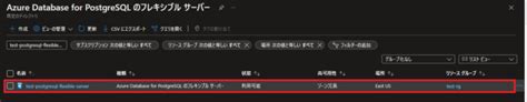 Azure Database For Postgresql フレキシブルサーバーの概要、リソース作成手順 Li Akb Branch Office