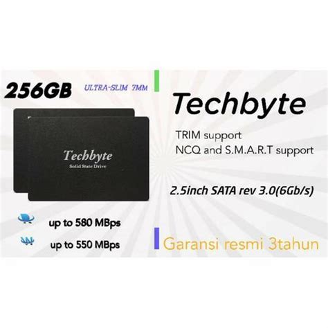 Promo Ssd Techbyte 256gb Garansi 3 Tahun Kota Medan Gadget House Store Tokopedia