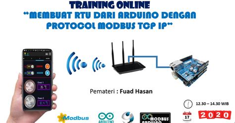 Simor Technology Training Online Membuat Rtu Dari Arduino Dengan Protocol Modbus Tcp Ip