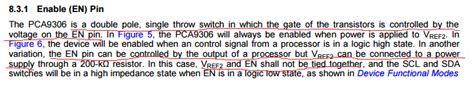 PCA9306 EN Versus VREF2 Control Interface Forum Interface TI E2E Support Forums