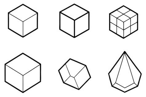 A Line Of Cubes With One That Says Cubes Vecteur Premium