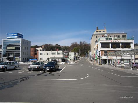 二本松駅と駅前広場イルミ 二本松市の紹介 写真が満載