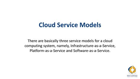 Chapter 3 Cloud Service Models Cloud Computing Pptx