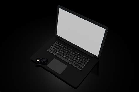 온라인 쇼핑 및 신용 카드 개념으로 지불 복사 공간 스톡 사진 노트북에 대한 스톡 사진 및 기타 이미지 노트북 산업 숫자키패드 Istock