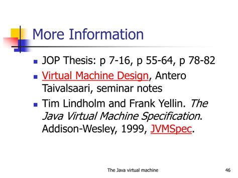 Ppt The Java Virtual Machine Powerpoint Presentation Free Download Id737193