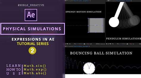 expressions for pendulum bounce and spring in after effects lesterbanks