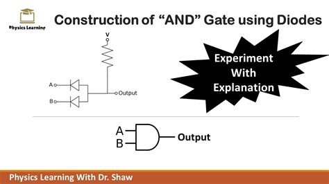 Construction Of And Gate Using Diodes Experiment And Explaination Youtube